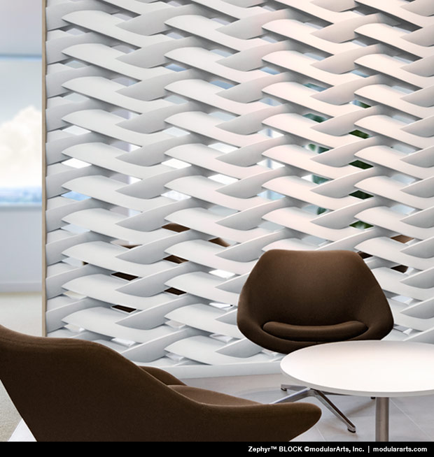 InterlockingRock® BLOCKS for Screen Wall Partitions | modularArts®